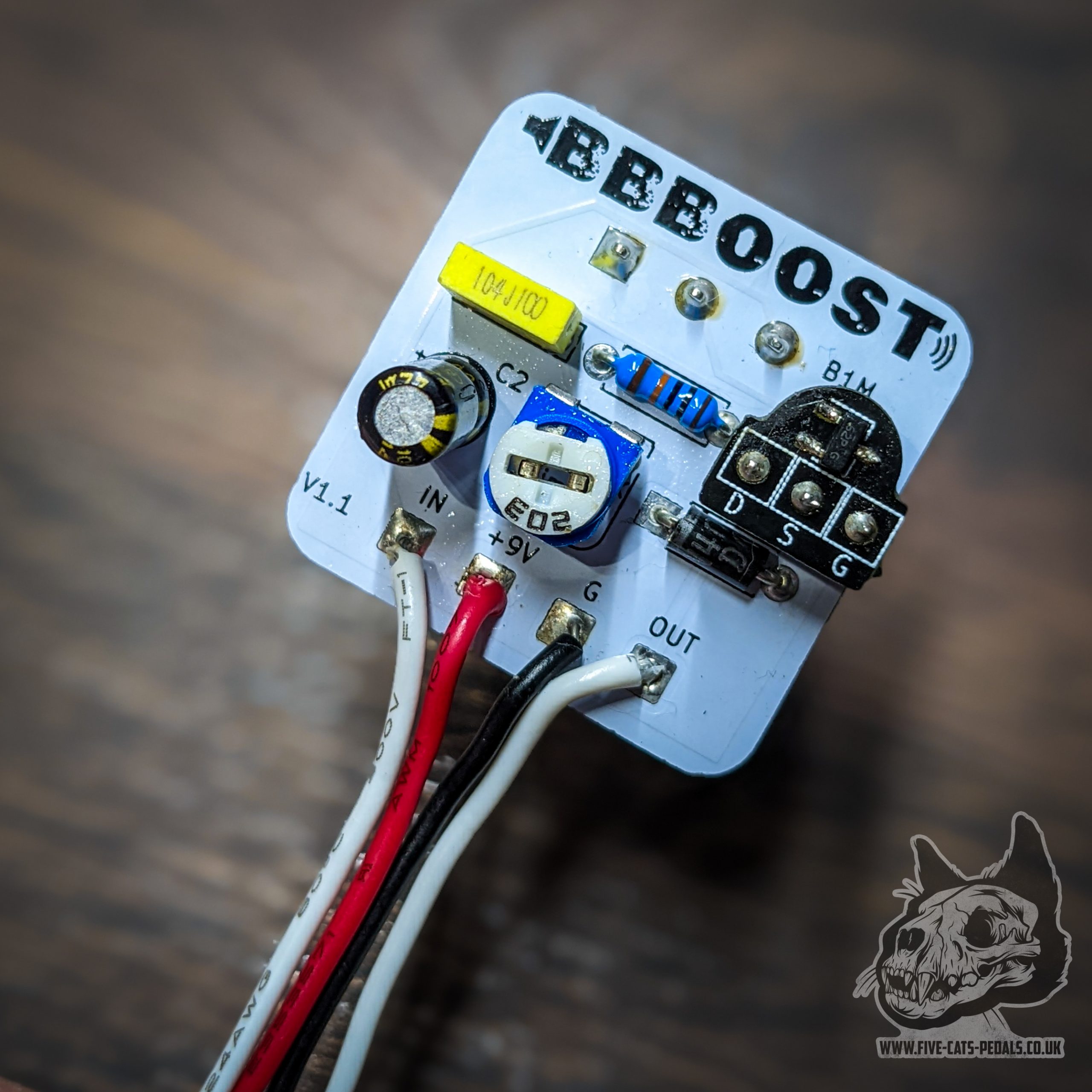 BBBoost - jFet Clean Boost - Five Cats Pedals